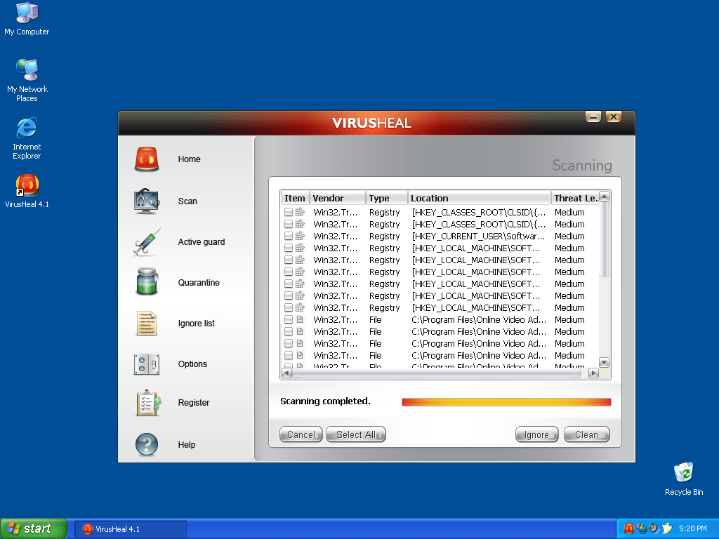 Remove VirusHeal (Removal Guide)