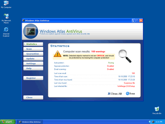 Remove Windows Atlas AntiVirus (Removal Guide)