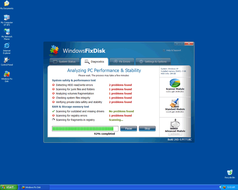 Remove Windows Fix Disk (Removal Guide)