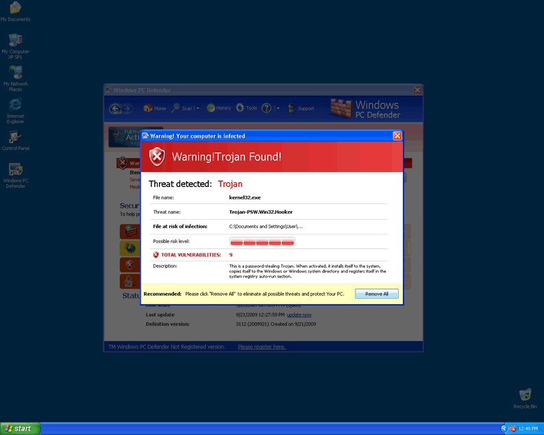 Remove Windows PC Defender (Removal Guide)