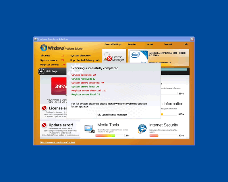 Remove Windows Problems Solution (Removal Guide)