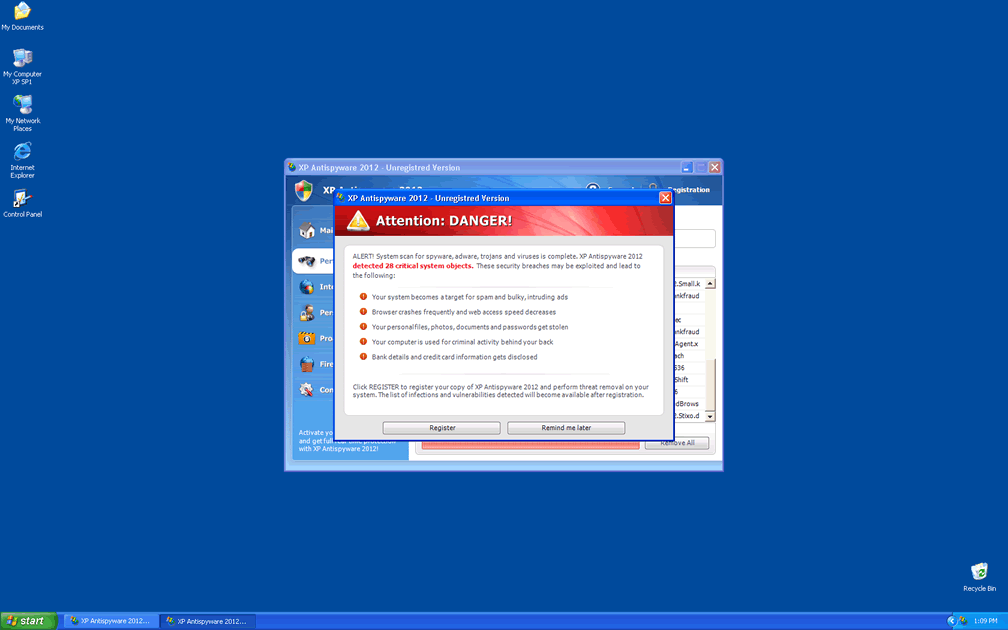 Remove XP Antispyware 2012 (Removal Guide)