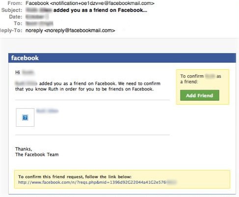Facebook 'Friend Request' Spam Spreads ZBOT Trojan Variant