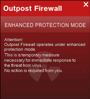 Remove Outpost Firewall Enhanced Protection Mode (Removal Guide)