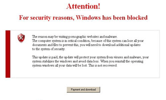 Remove ‘Attention! For security reasons Windows has been blocked’ Fake ...